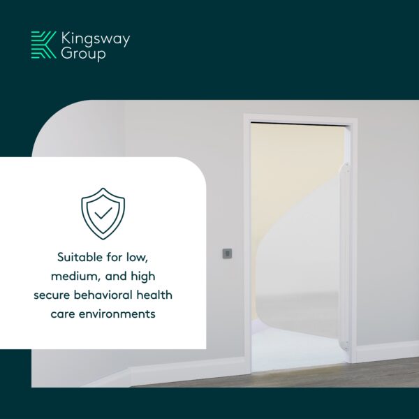 Ligature-Resistant SHOWER Door for Behavioral Health Bathrooms
