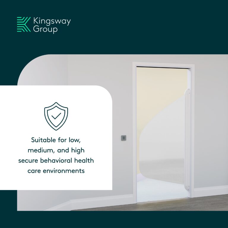 Ligature-Resistant SHOWER Door for Behavioral Health Bathrooms