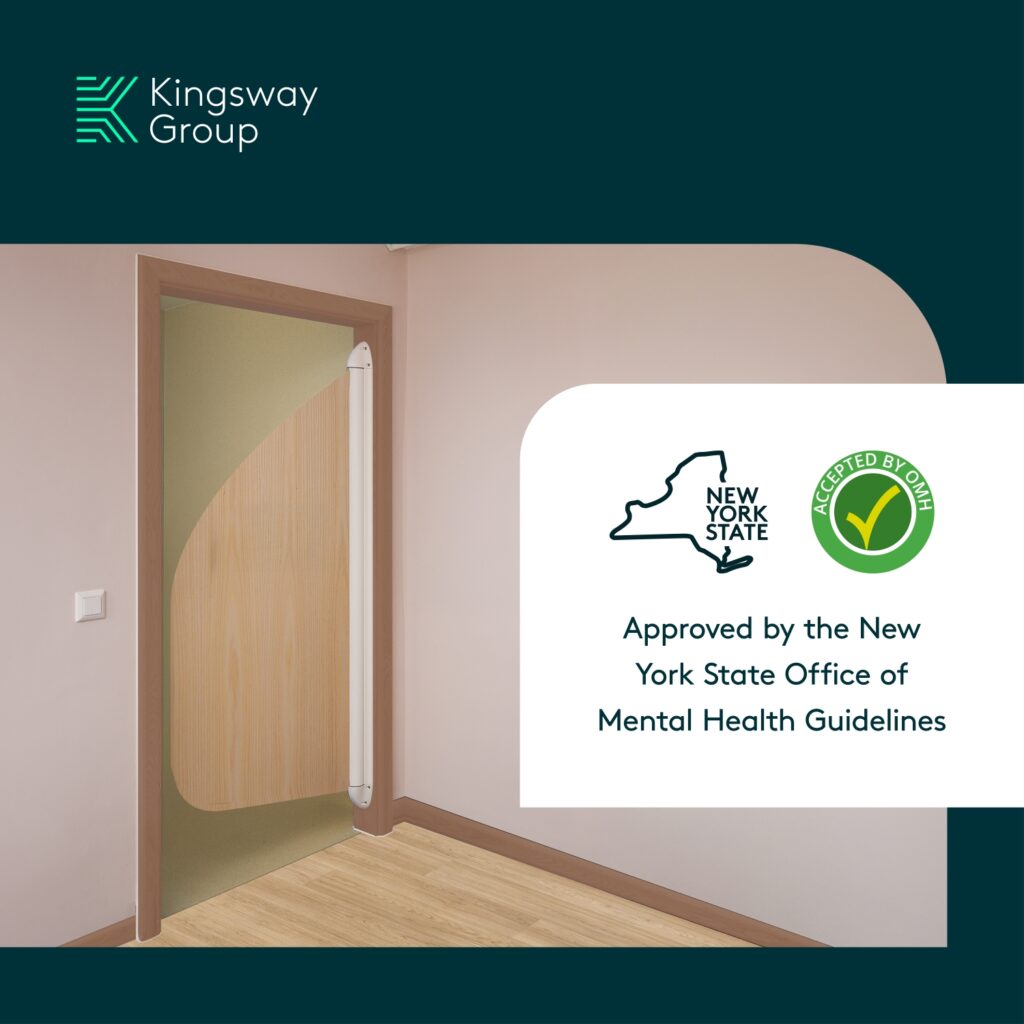 Ligature-Resistant SHOWER Door for Behavioral Health Bathrooms